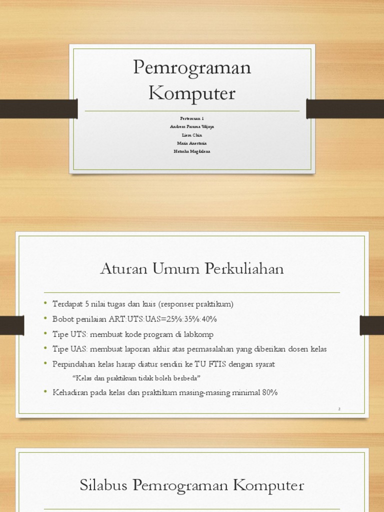 Slide 1 Pengenalan Python | PDF