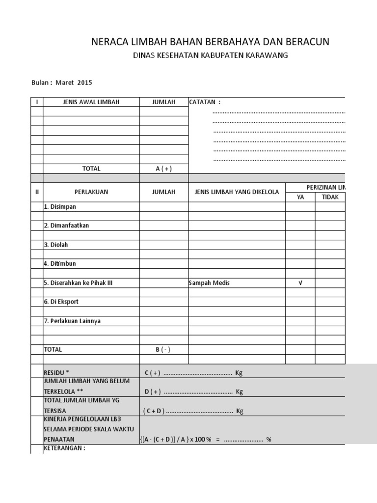 LOG BOOK & Neraca B3 | PDF
