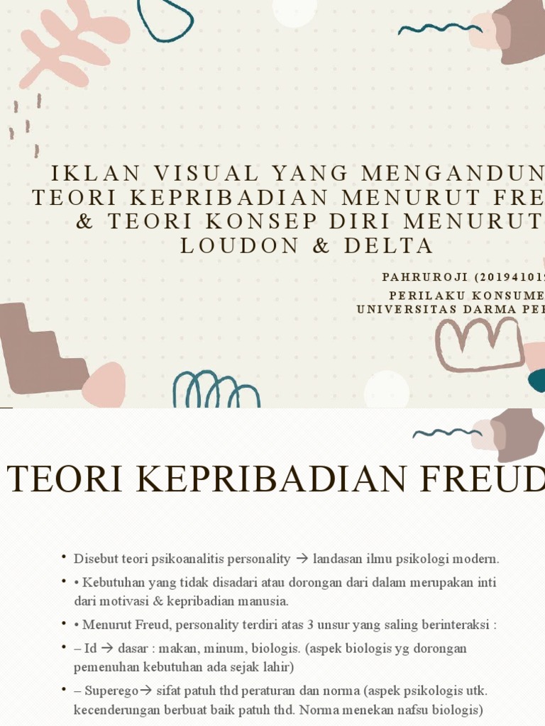 Iklan Visual Yang Mengandung Teori Kepribadian Menurut Freud | PDF