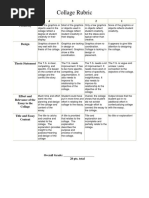 Collage Rubric | PDF | Graphics | Collage