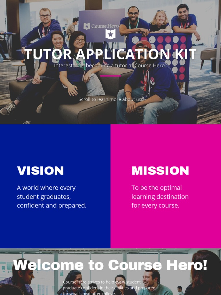 Course Hero Tutor Application Guide | PDF | Homework | Facebook