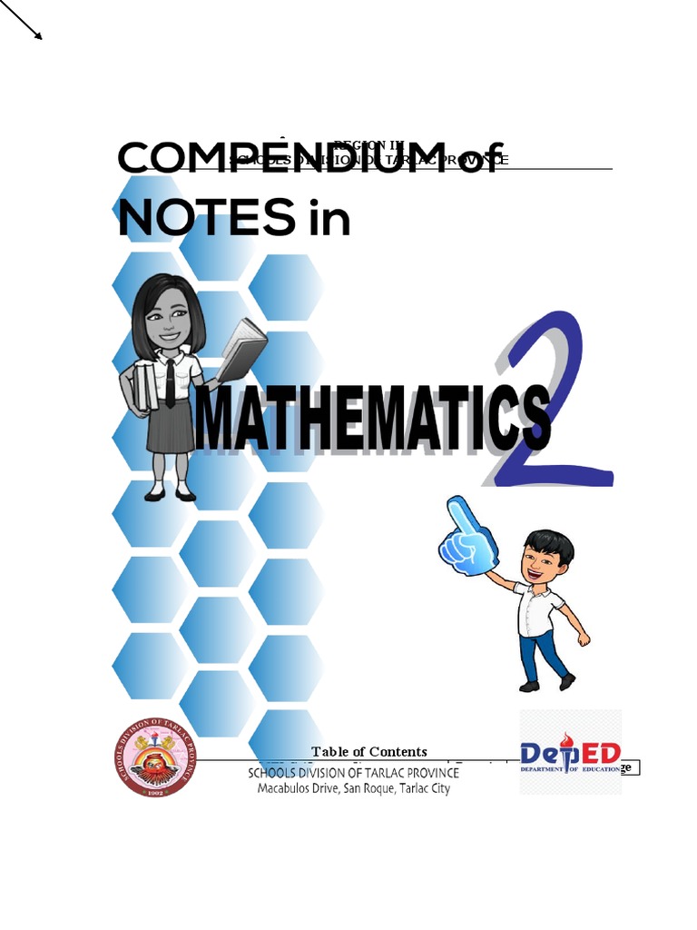 GRADE 2 Compendium of Notes - FIRST QUARTER - Colored | PDF | Numbers ...