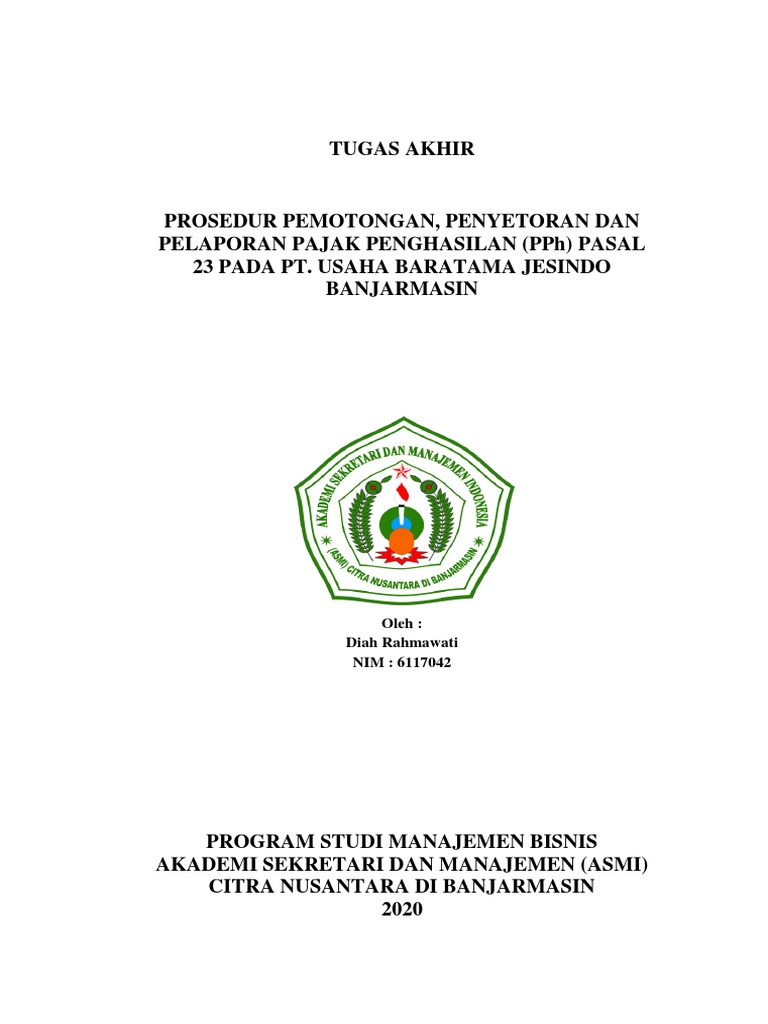 Contoh Ta Asmi | PDF