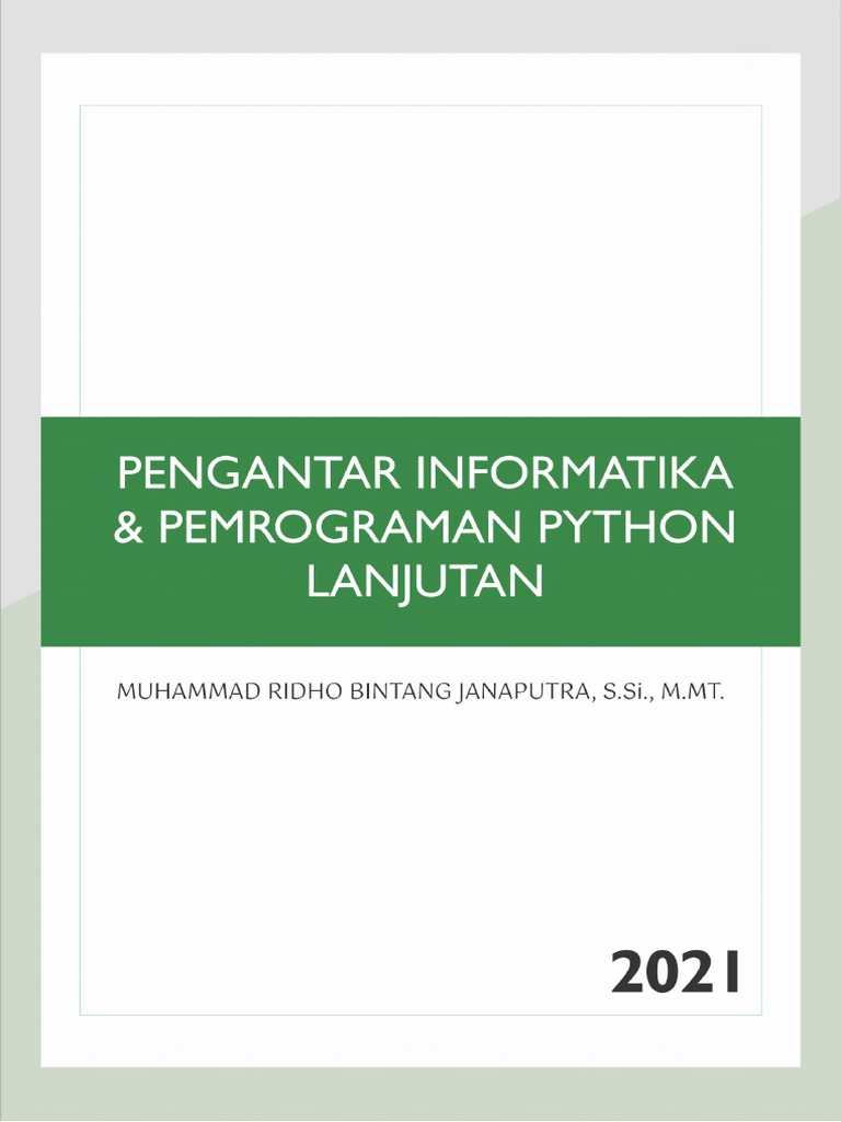 Teknologi Informatika II | PDF