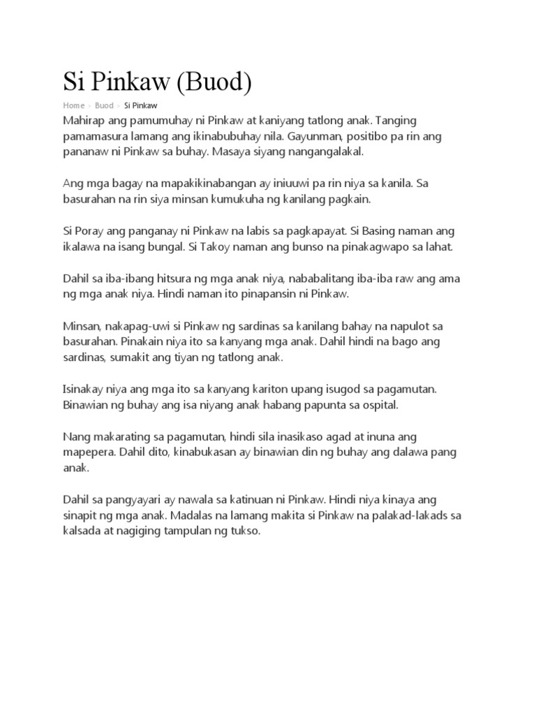 Si Pinkaw | PDF