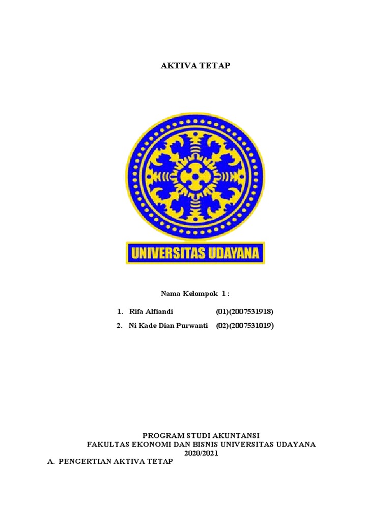 Panduan Lengkap Aktiva Tetap | PDF
