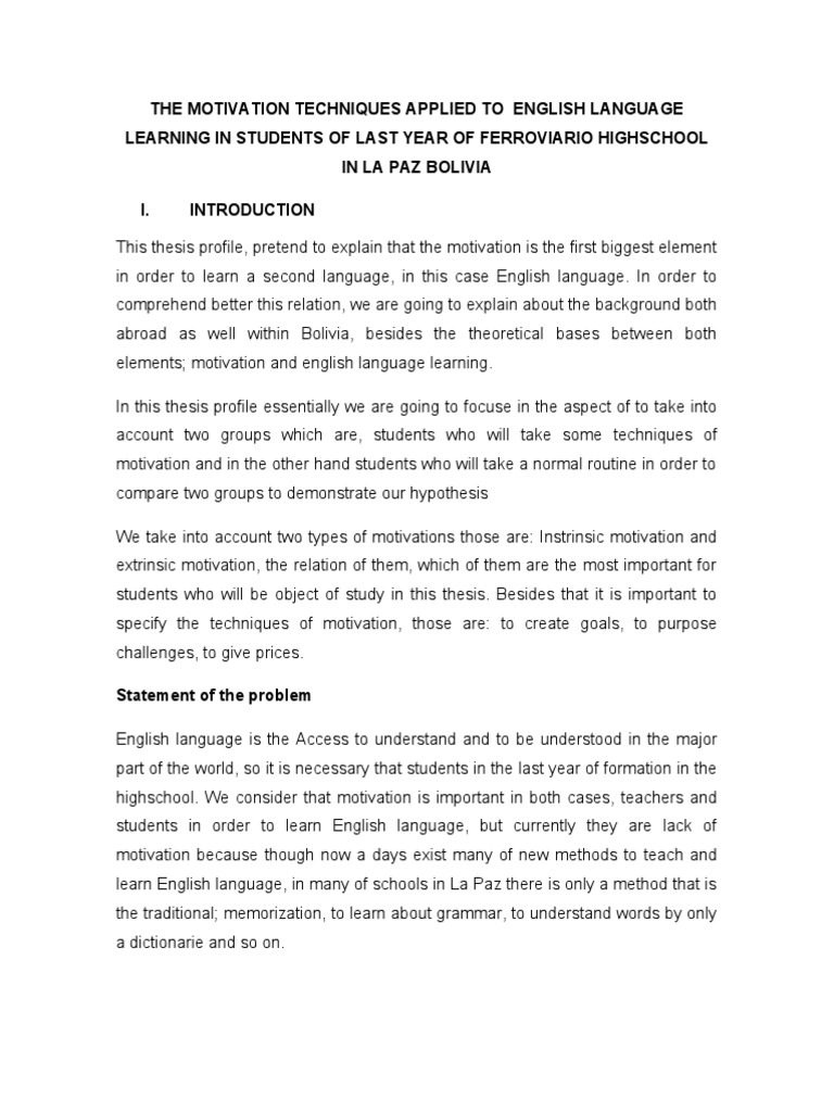 Thesis Profile With Data Collection An Interpretation | PDF ...