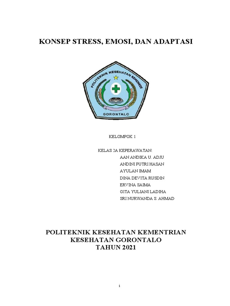 Makalah Psikologi Kel 1 (Konsep Stress, Emosi, Dan Adaptasi) | PDF | Sains & Matematika