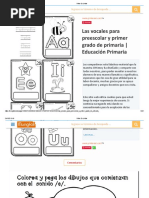 Tarjetas de Las Vocales para Imprimir | PDF