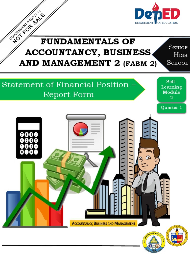 Fundamentals of Accountancy, Business and Management 2 2: Statement of ...