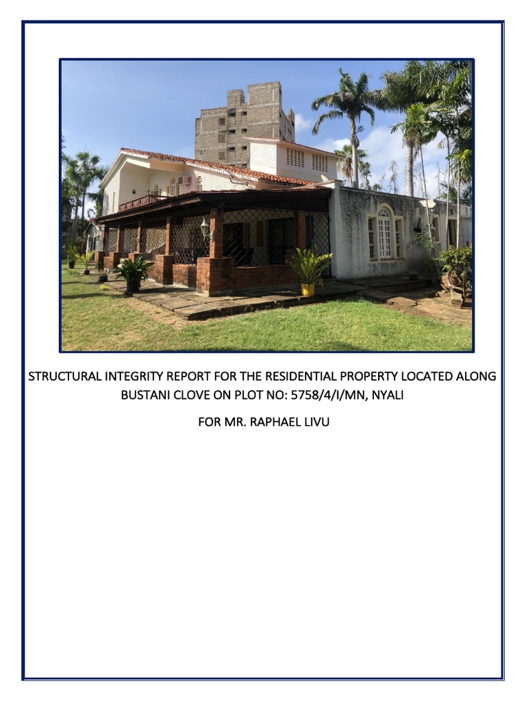 Raphael Structural Integrity Report | PDF | Wall | Structural Engineering