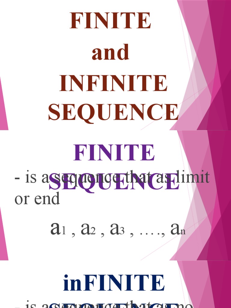 Finite and Infinite Sequence | PDF