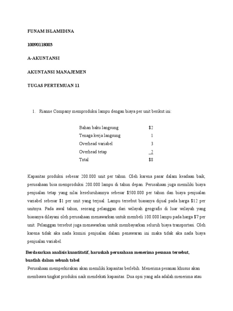 Funam Islamidina - Akmen - A - Tugas Pert11 PDF | PDF