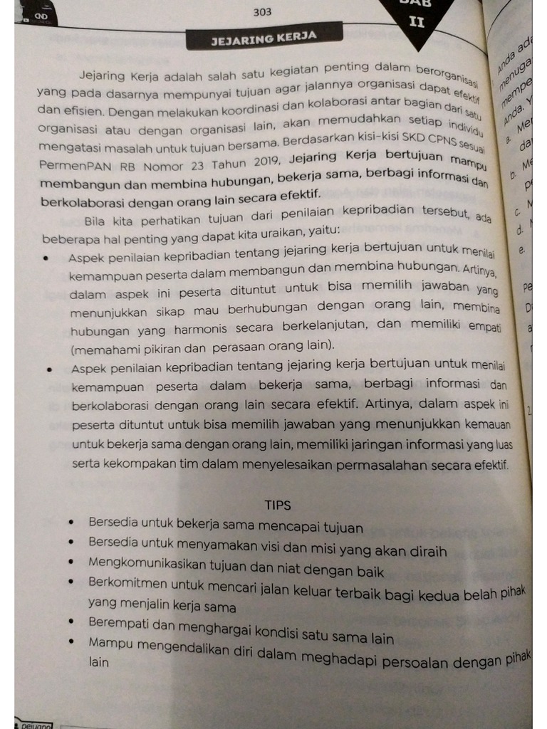 Materi TKP - Jejaring Kerja | PDF