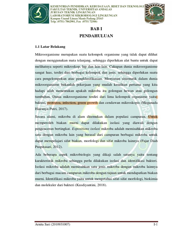 Isolasi Bakteri - 1 | PDF