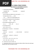 CBSE Clas 7 Maths Worksheet - Data Handling | PDF | Arithmetic Mean ...