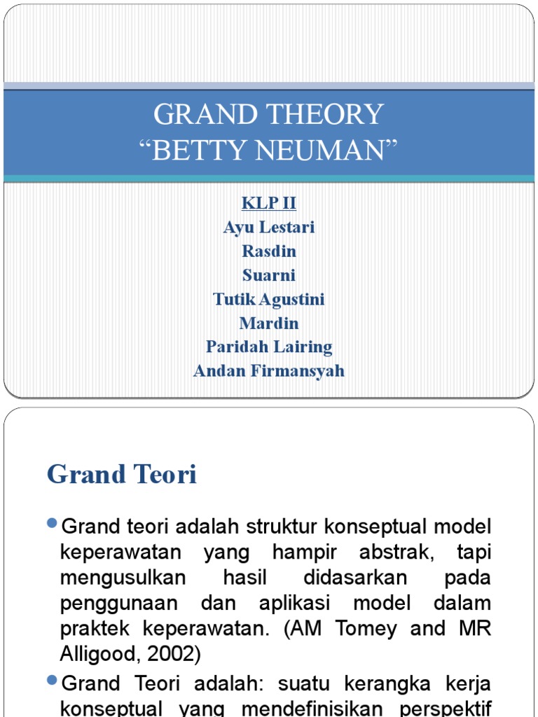 Grand Theory | PDF | Karier & Perkembangan | Pengembangan Diri