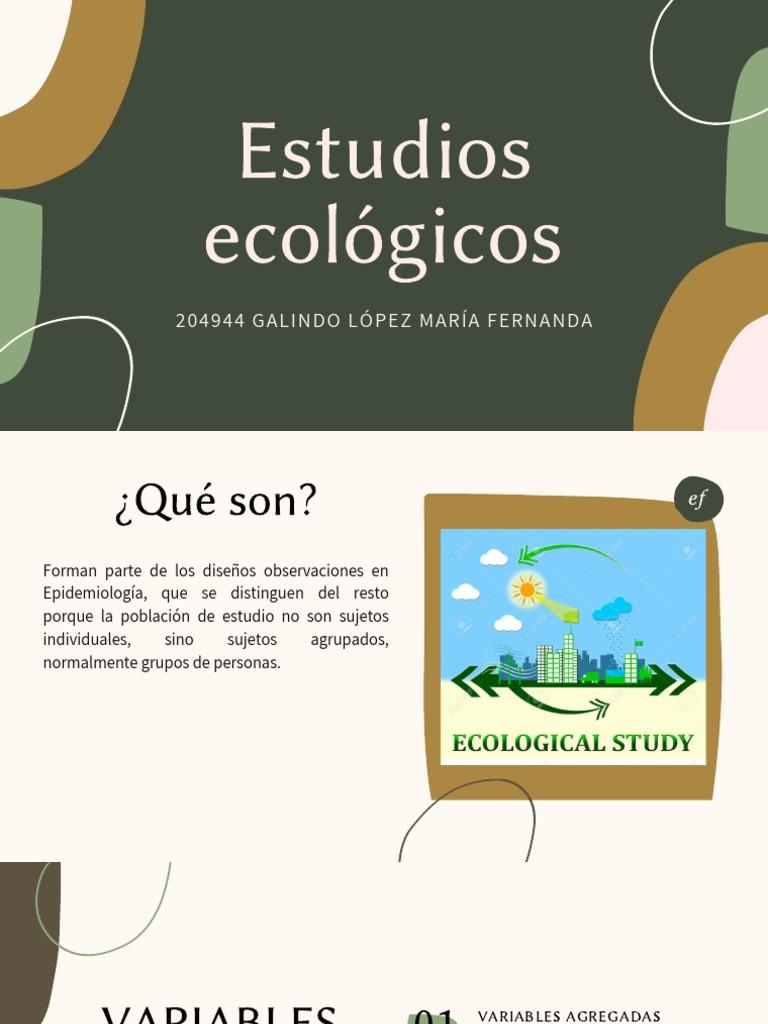 Estudios Ecológicos en Epidemiología | PDF | Estadísticas | Falacia