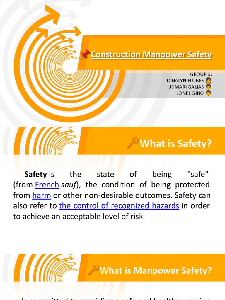 Construction Manpower Safety | PDF | Personal Protective Equipment | Safety