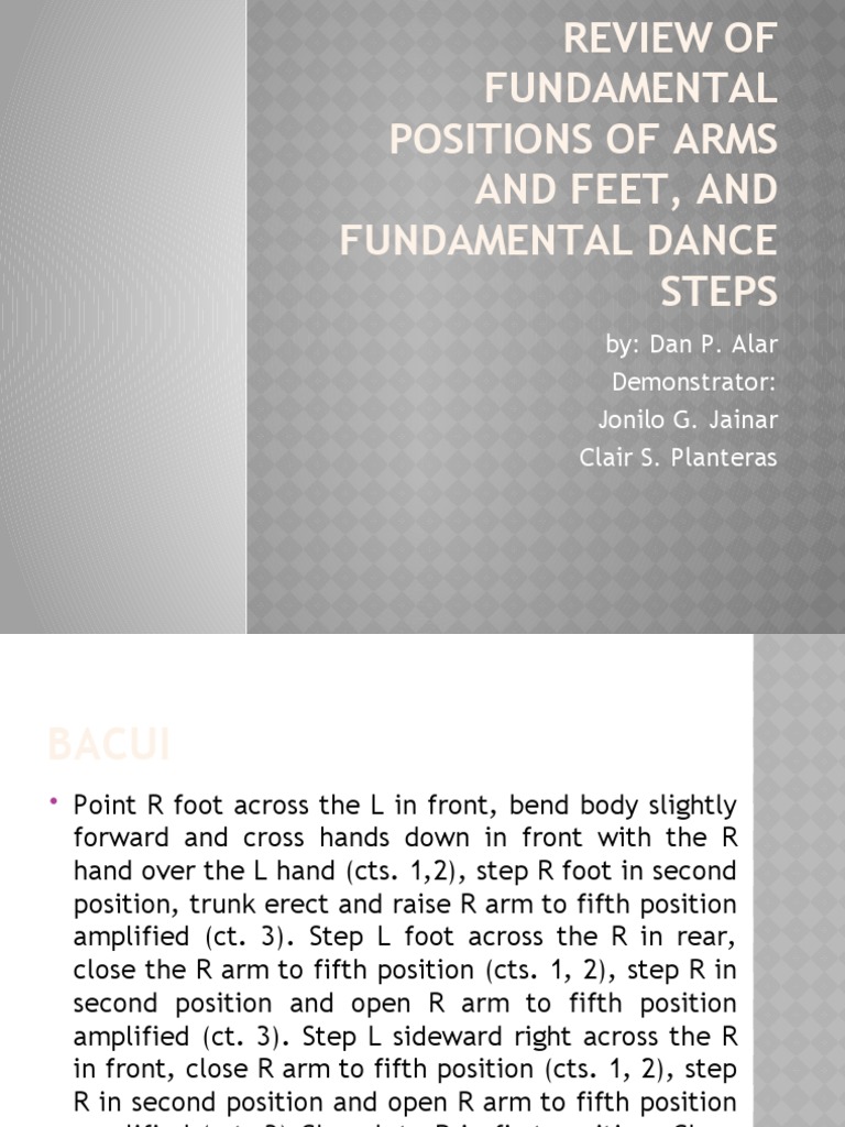 Fundamental Dance Steps | PDF | Foot
