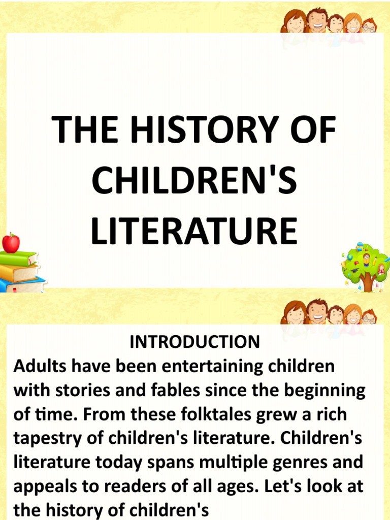 The History of Children'S Literature | PDF