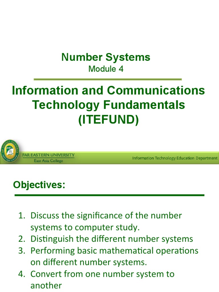 Module 4 - Number System | PDF | Decimal | Numbers