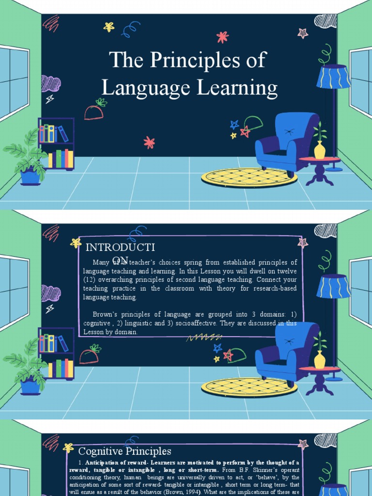 The Principles of Language Learning | PDF | Language Education | Second ...