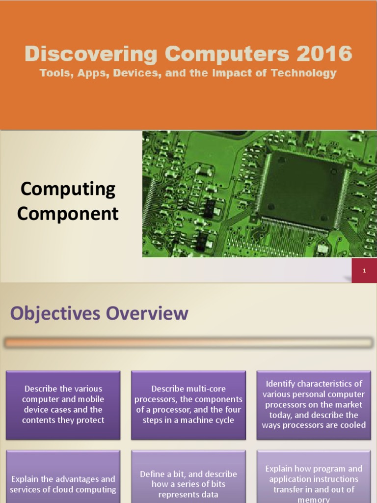 DC16 - Ch05 Computing and Component | PDF | Computer Memory | Random Access Memory