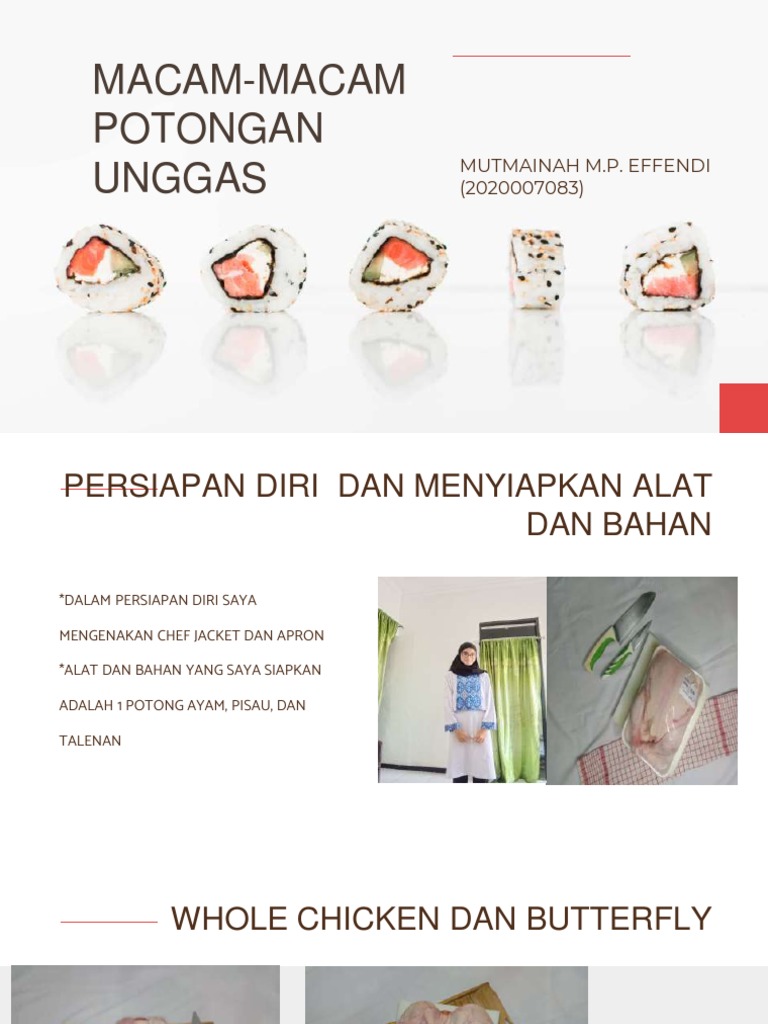 Ragam Potongan Ayam dan Unggas | PDF