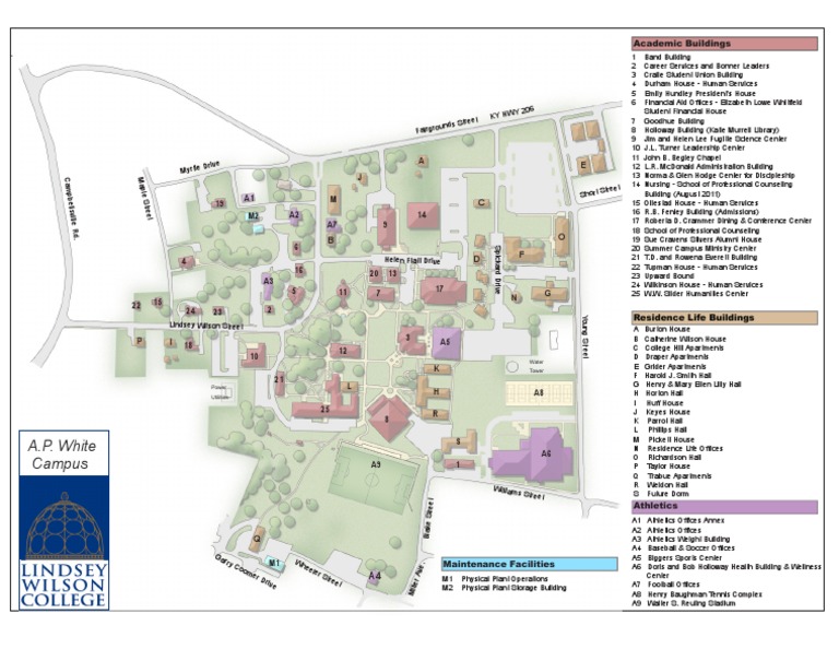 LWC A.P. White Campus Map 2011 | PDF
