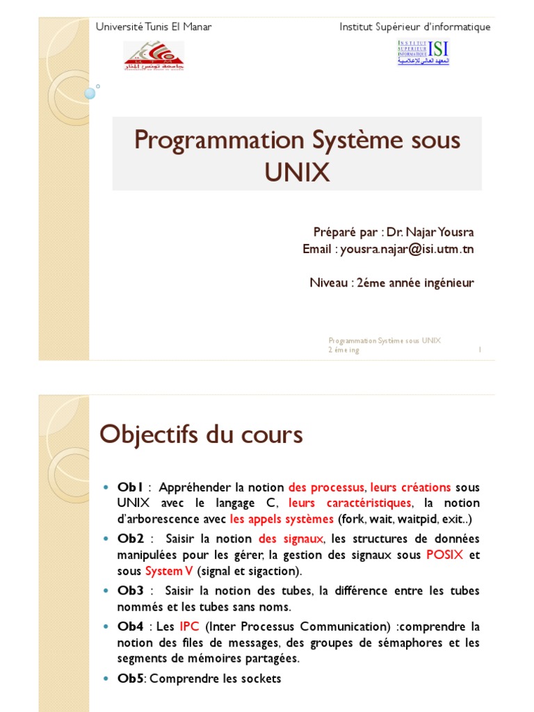 Gestion Des Signaux | PDF | Pointeur (programmation) | Informatique