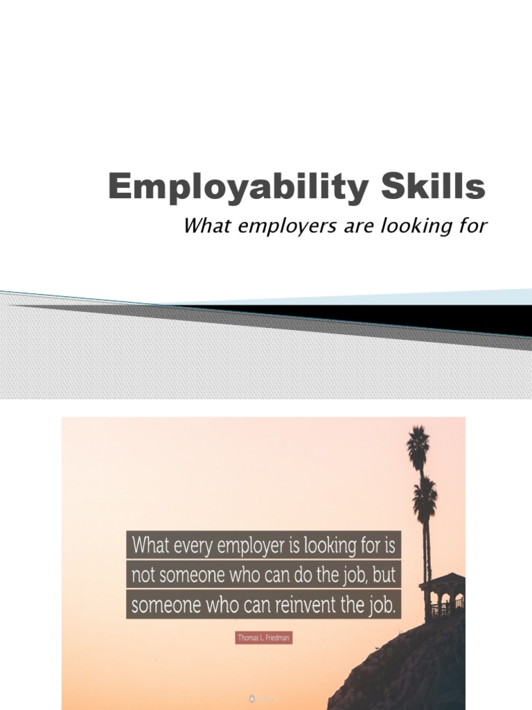 Key Employability Skills for Success | PDF