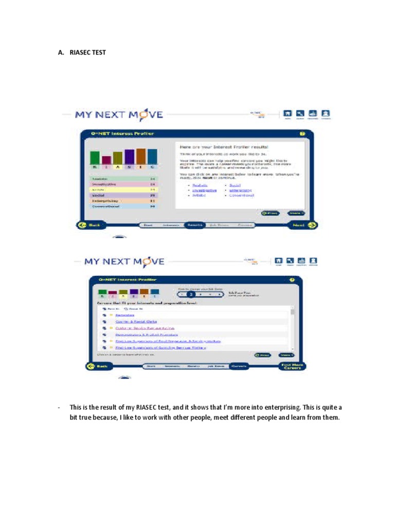 Riasec Test and True Colors Test | PDF | Career & Growth