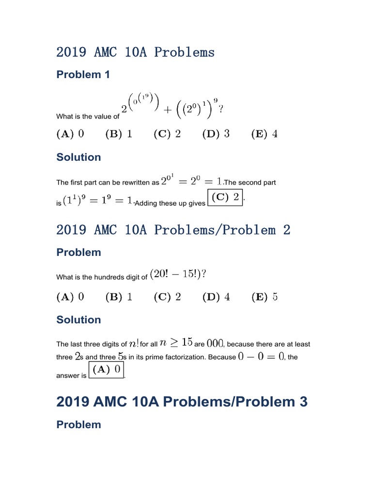 2019 AMC 10A Problems/Problem 3 | PDF | Triangle | Rectangle
