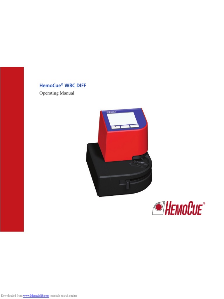 Hemocue WBC Diff: Operating Manual | PDF | White Blood Cell | Button ...