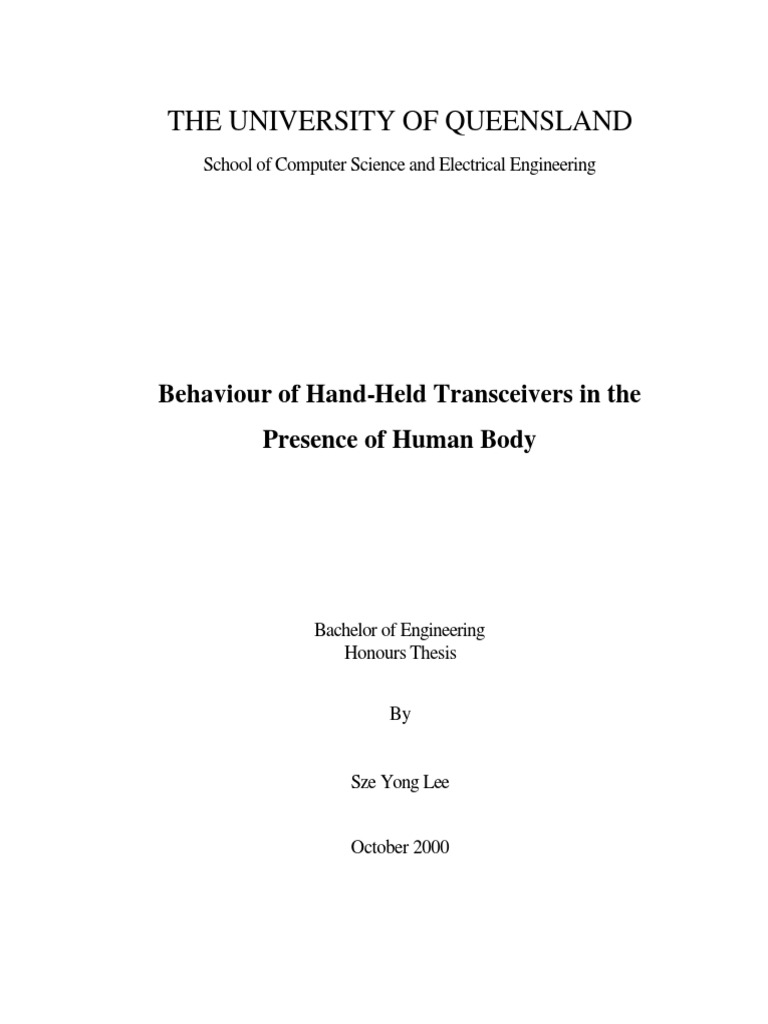 Thesis | PDF | Antenna (Radio) | Radio