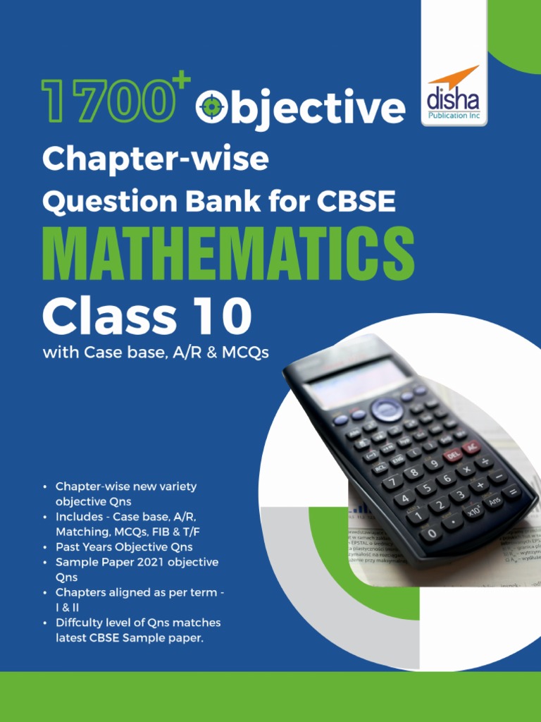 Disha 1700 Class 10 Mathematics Chapterwise Question Bank | PDF ...