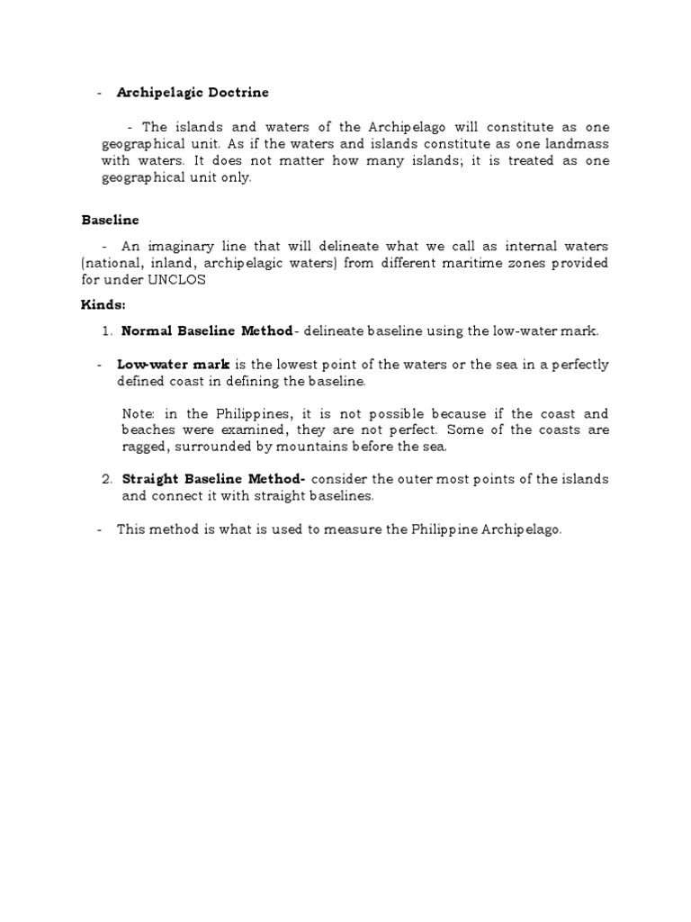 Archipelagic Doctrine | PDF