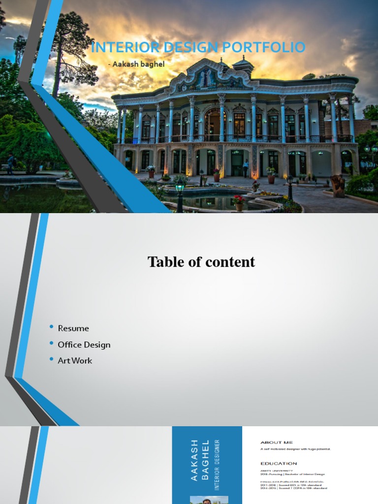 Interior Design Portfolio | PDF