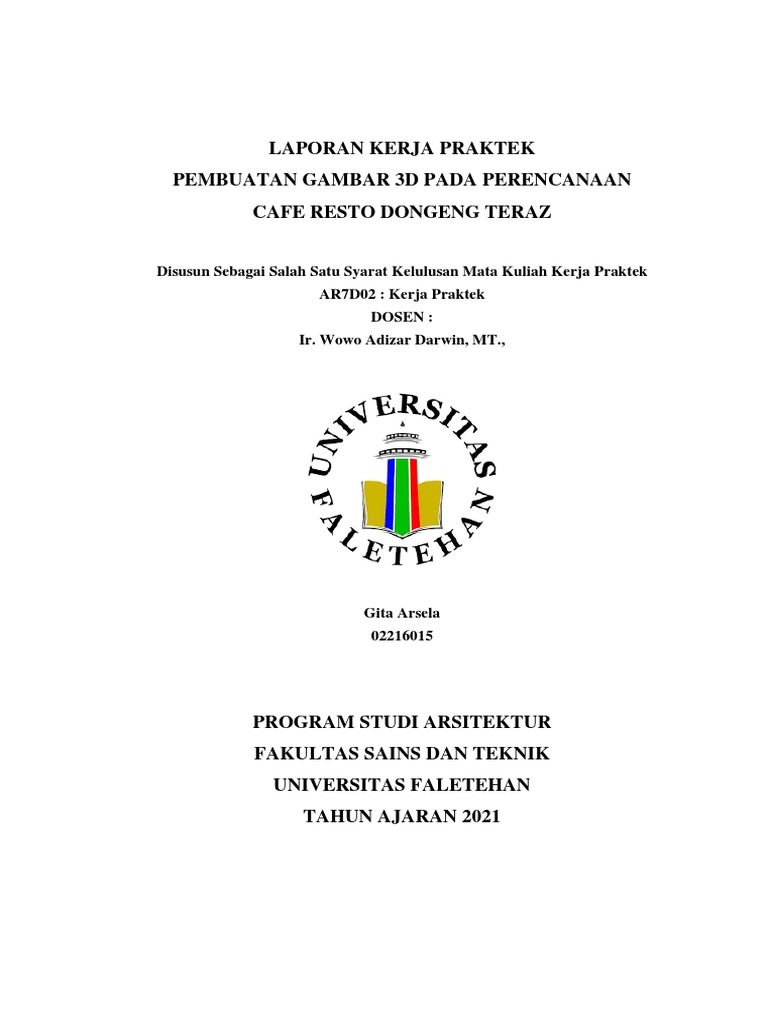 Laporan KP - Gita Arsela | PDF | Bisnis | Seni