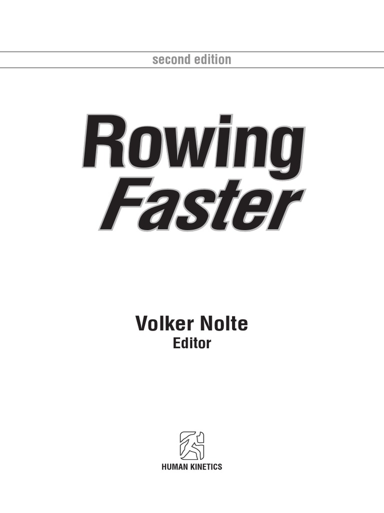 Rowing Faster - 2nd Edition (PDFDrive) | PDF | Rowing (Sport)