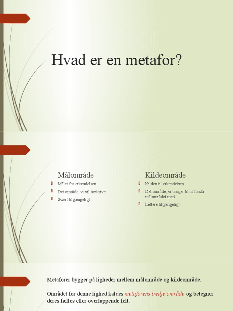 Metaforer | PDF