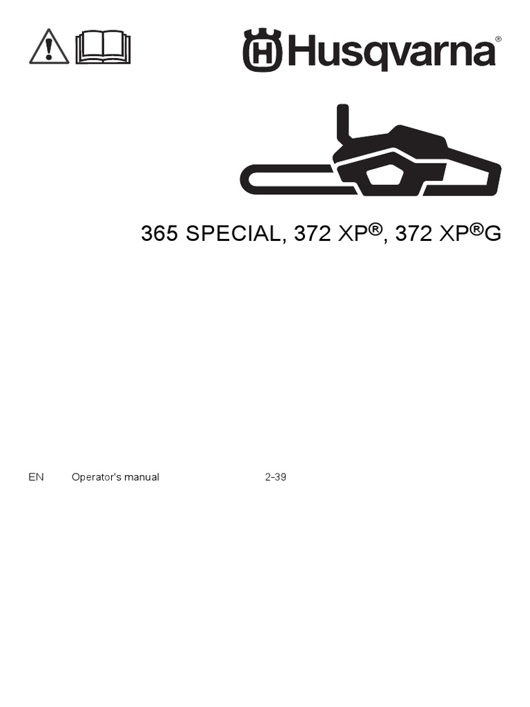 365 SPECIAL, 372 XP, 372 XP G: EN Operator's Manual 2-39 | Descargar ...