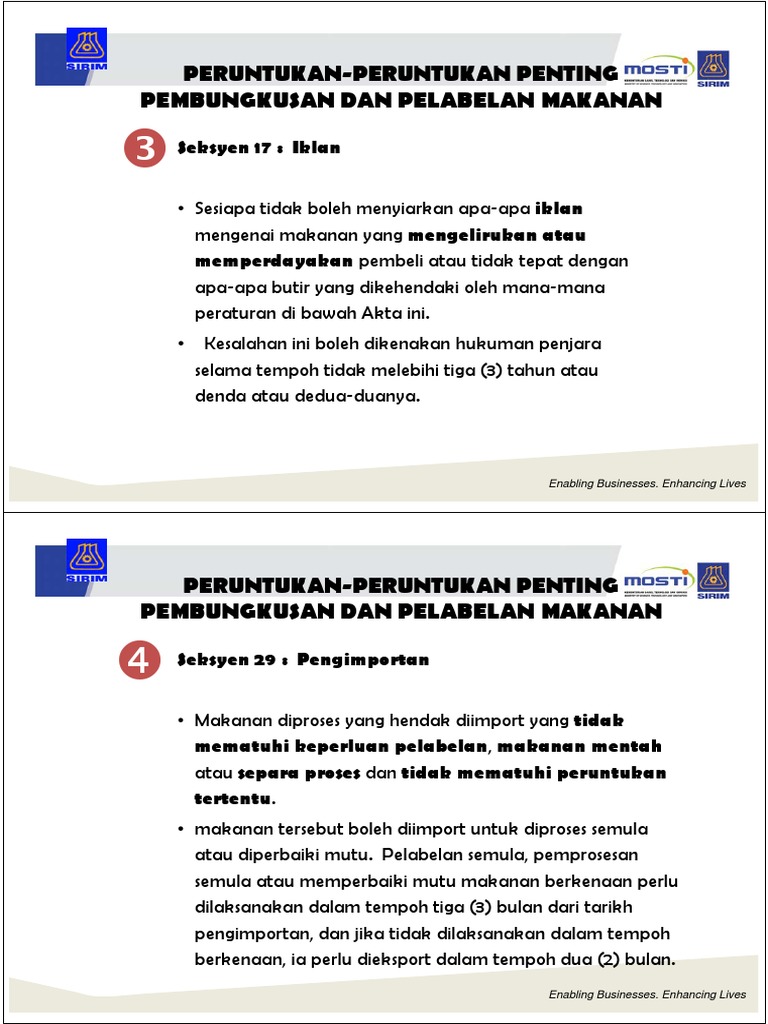 Guidelines On Packaging & Labelling | PDF