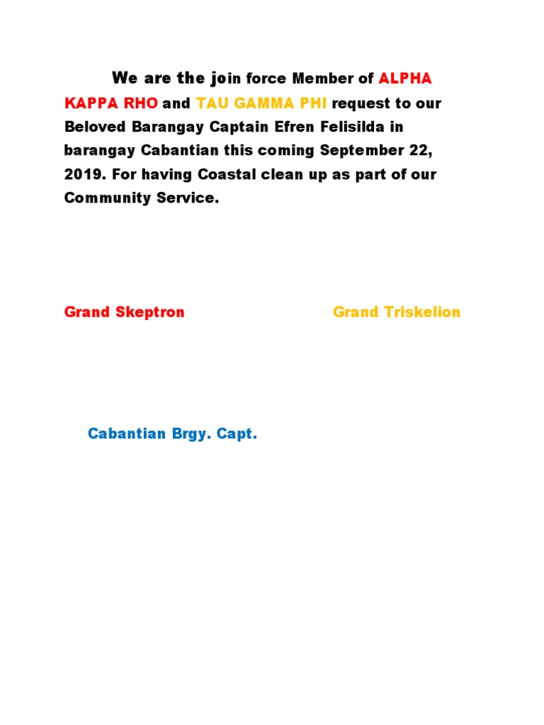 Alpha Kappa Rho | PDF