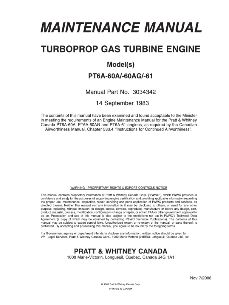 Pt6a 60ag | PDF