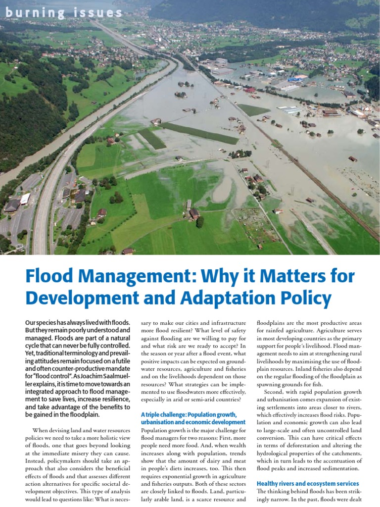 Integrated Flood Management Strategies | PDF | Flood | Risk Management