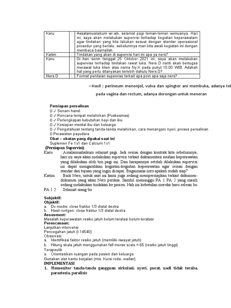 Hasil: Perineum Menonjol, Vulva Dan Spingter Ani Membuka, Adanya ...