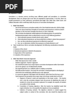 Wheeler's Model | PDF | Curriculum | Goal