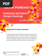 Metode Pelaksanaan Pondasi Footplat | PDF